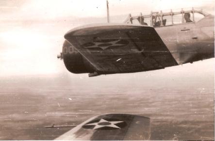 Some hot-shot wing over wing flying in an AT-6!